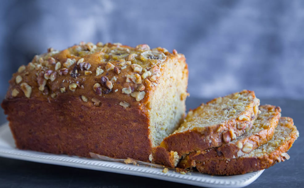 Recipe For Easy Moist Banana Walnut Mayonnaise Bread