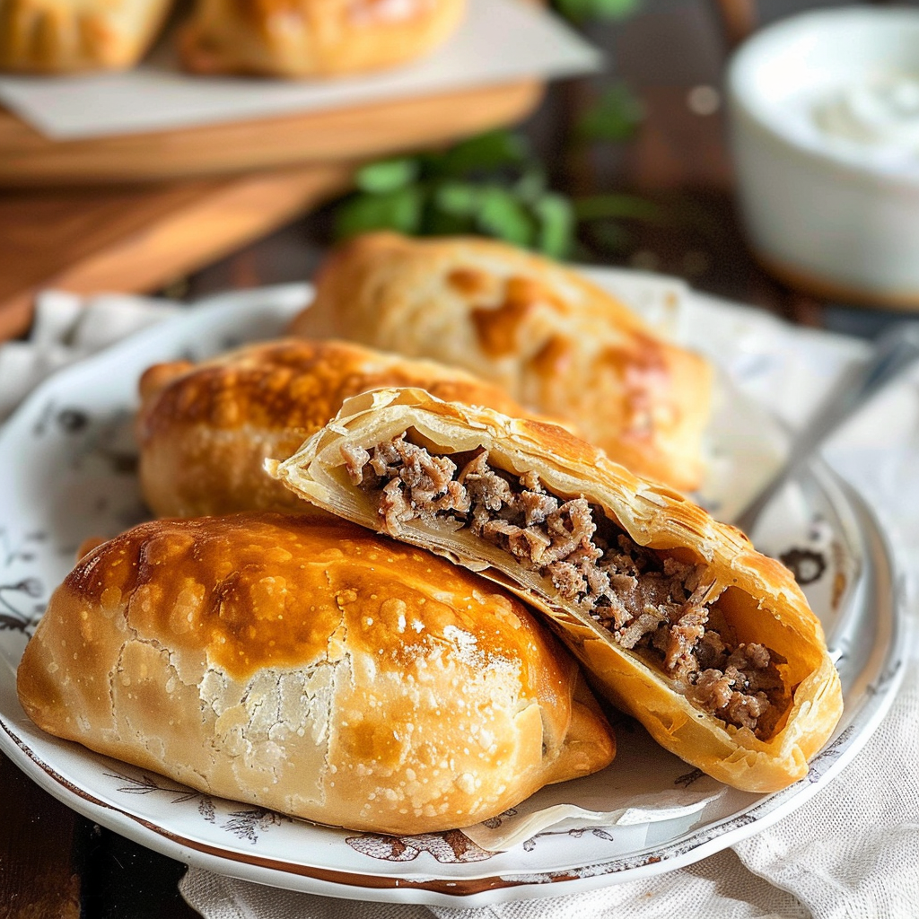 Recipe For Savory Beef And Onion Piroshki